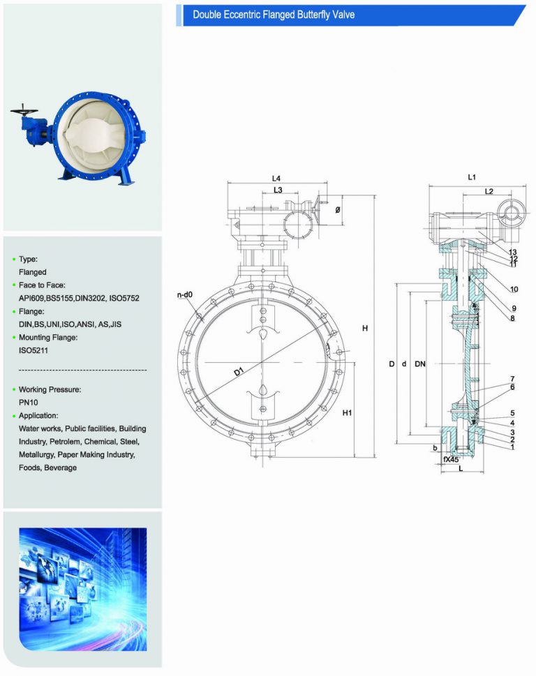 Double Offset Butterfly Valve - Industrial Valves, Butterfly Valve, Check Valve, Gate Valve ...