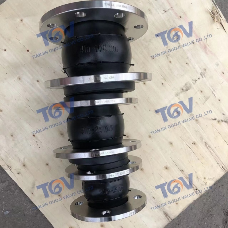 Stainless Steel Flanges Rubber Expansion Joints - Industrial Valves ...