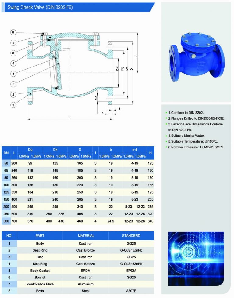 Swing Check Valve - Industrial Valves, Butterfly Valve, Check Valve ...